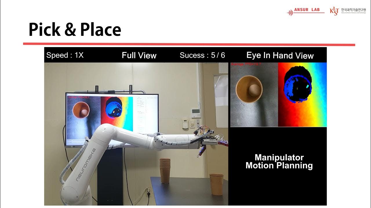 Robot Hand Vision Project - Pick & Place, Visual Servoing - YouTube