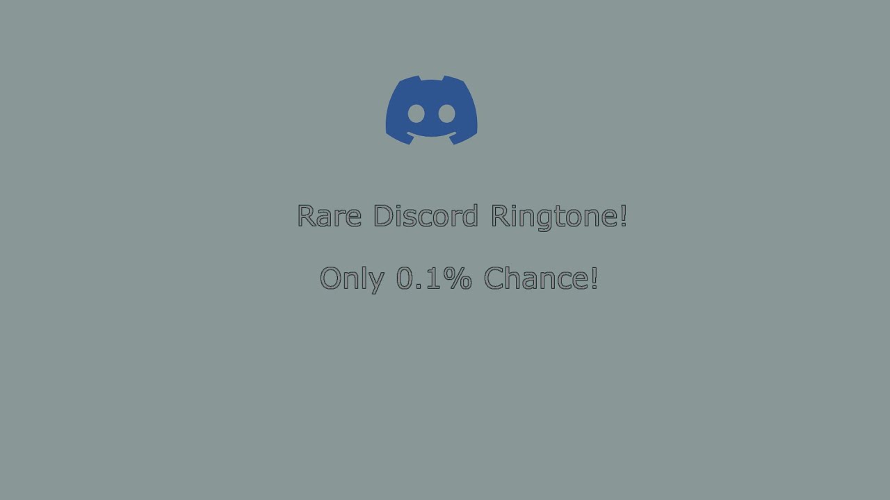 Rare Discord Ringtone | 0.1% Chance! - YouTube