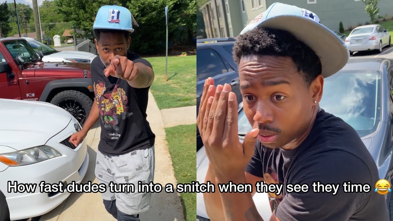 How fast dudes turn into a snitch when they see they time 😂 - YouTube