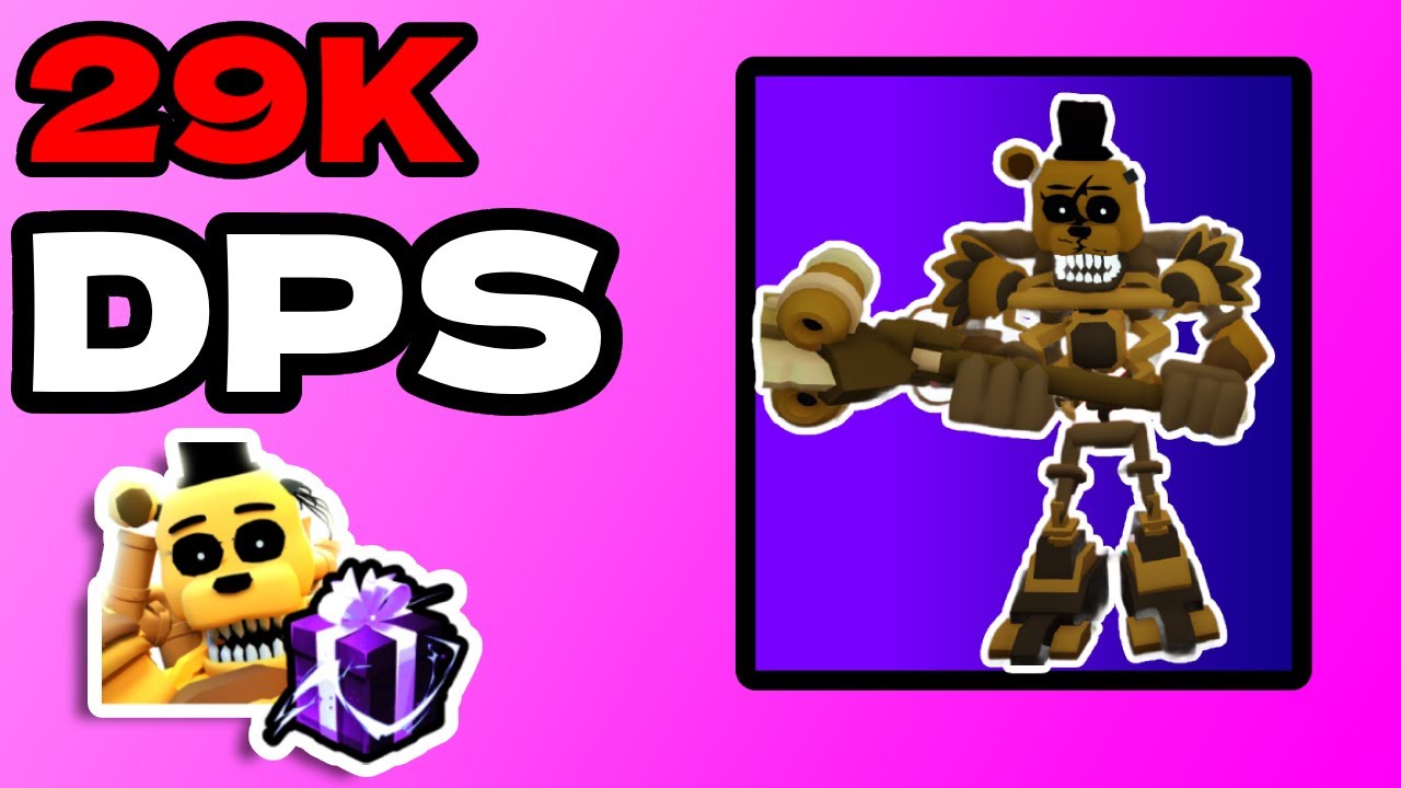 !OP! Goliath Endo Freddy unit (Five Nights TD Roblox) - YouTube