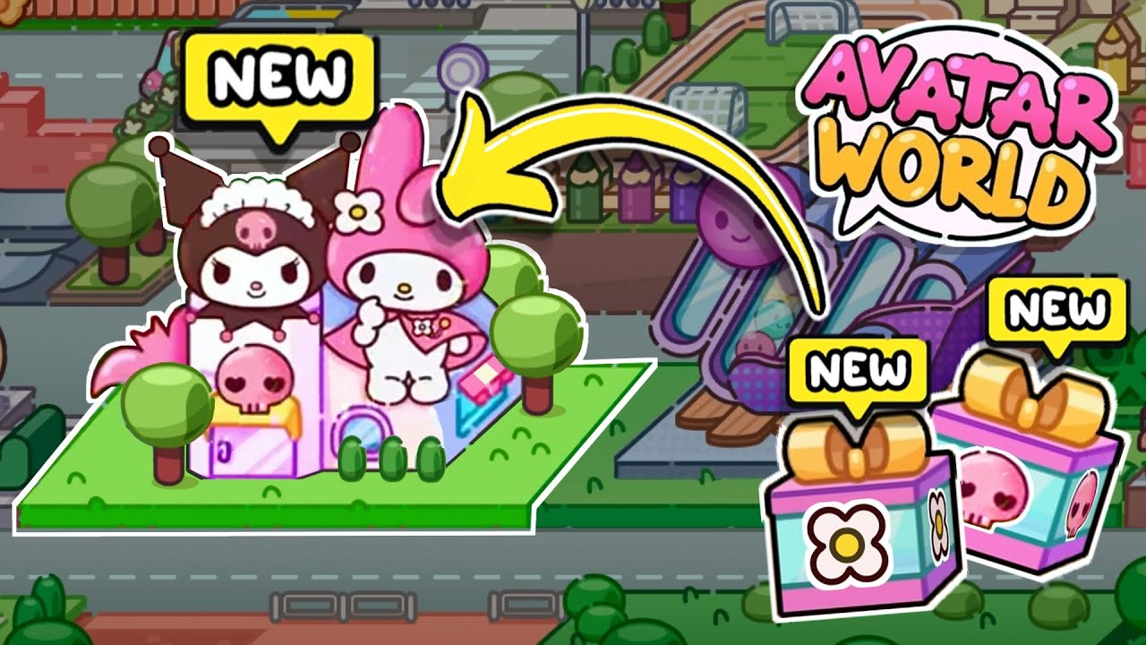 SUPER UPDATE IN AVATAR WORLD, NEW SECRETS AND GIFTS // HAPPY GAME WORLD ...