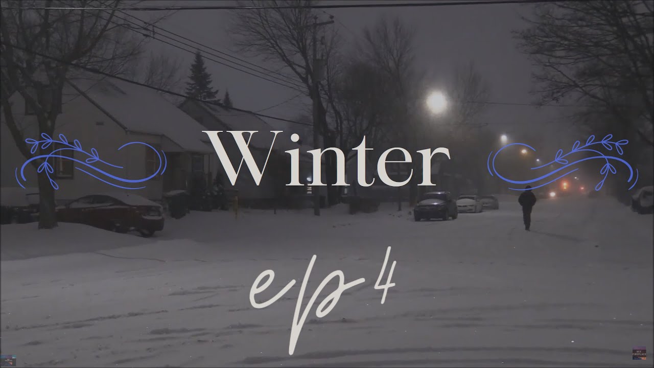 Relaxing Winter Atmosphere | Snowfall, Forest, Night Street, Christmas ...