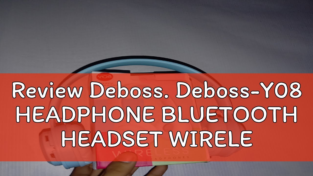 Review Deboss. Deboss-Y08 HEADPHONE BLUETOOTH HEADSET WIRELESS MACARON ...