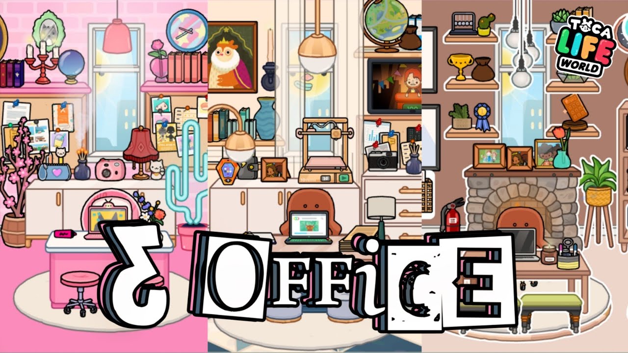 TOCA LIFE WORLD | 3 Office Design Makeover - YouTube