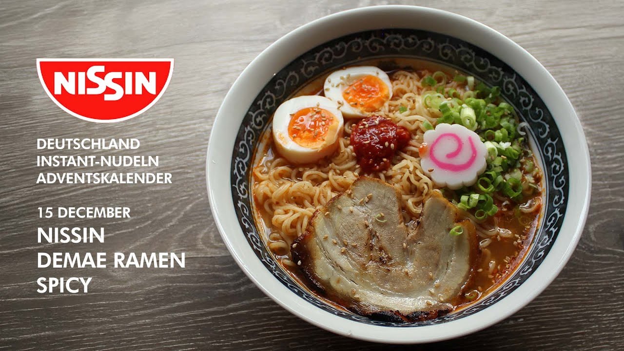 ADVENT CALENDAR DAY 15 Nissin Demae Ramen Spicy Germany — Instant ...