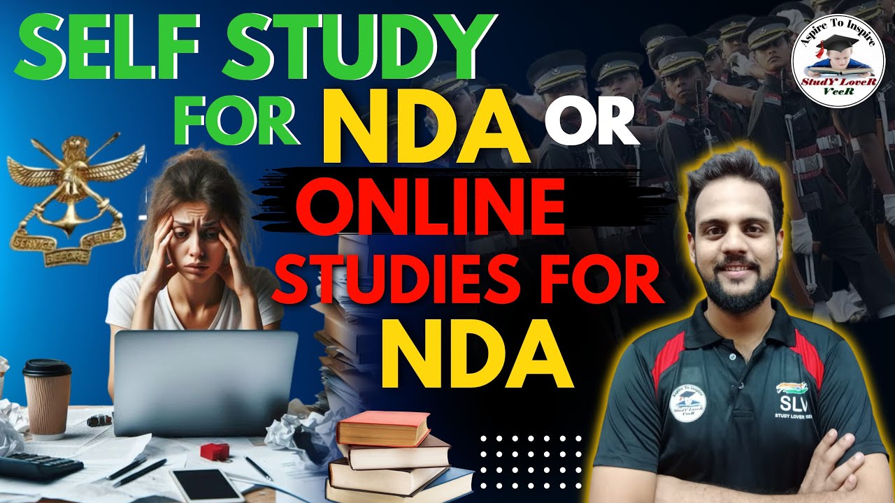 Self Study For NDA |OR| Online Studies For NDA ? | SLV Classes # ...