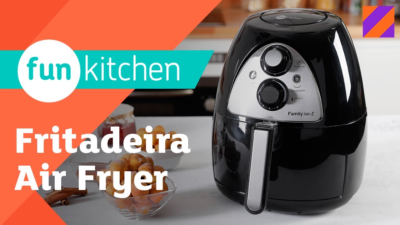 Fritadeira Air Fryer Fun Kitchen | Shoptime - YouTube