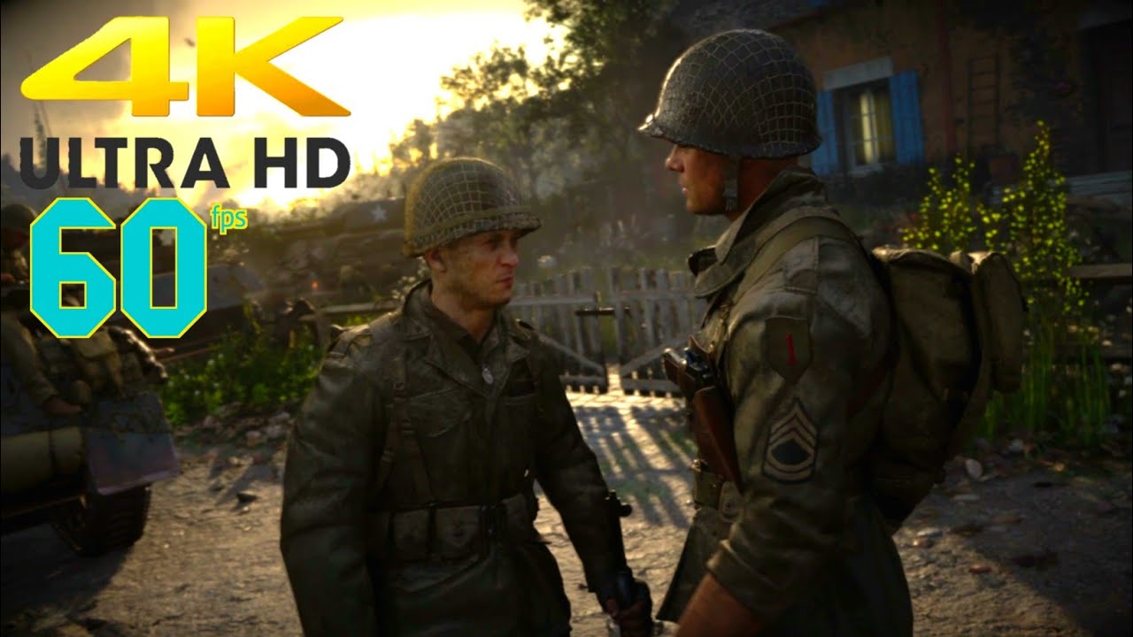 World War 2 scene in 4K Ultra HD || CoD WW2 - YouTube