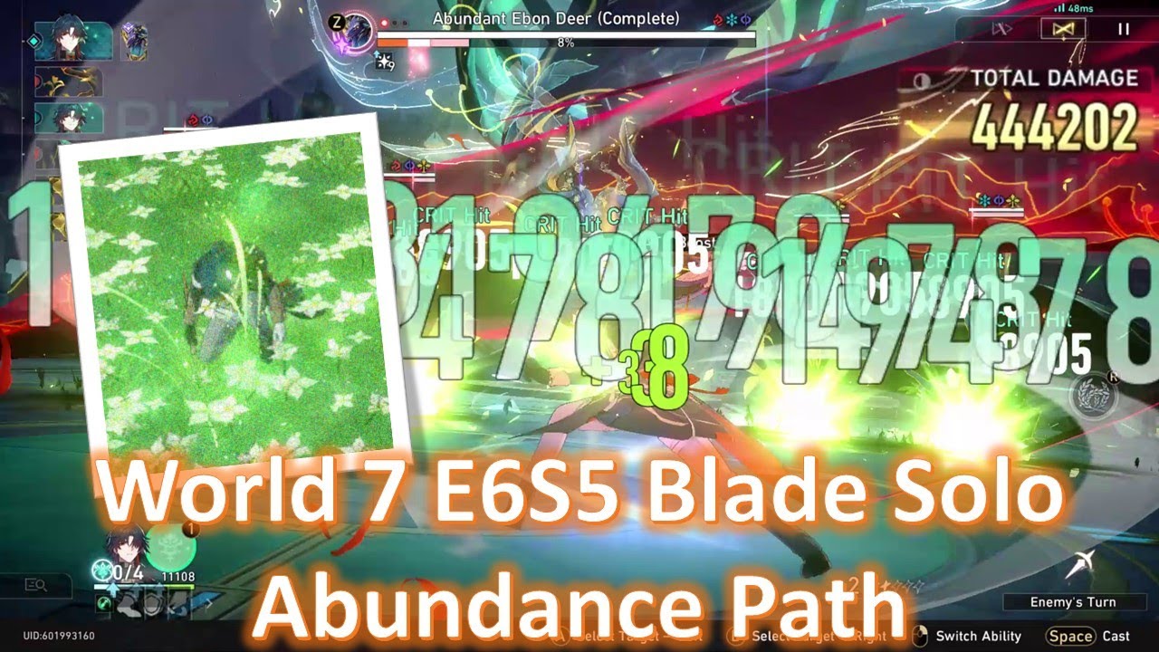 E6S5 Blade AUTO SOLO World 7 Highest Difficulty Showcase (with ...