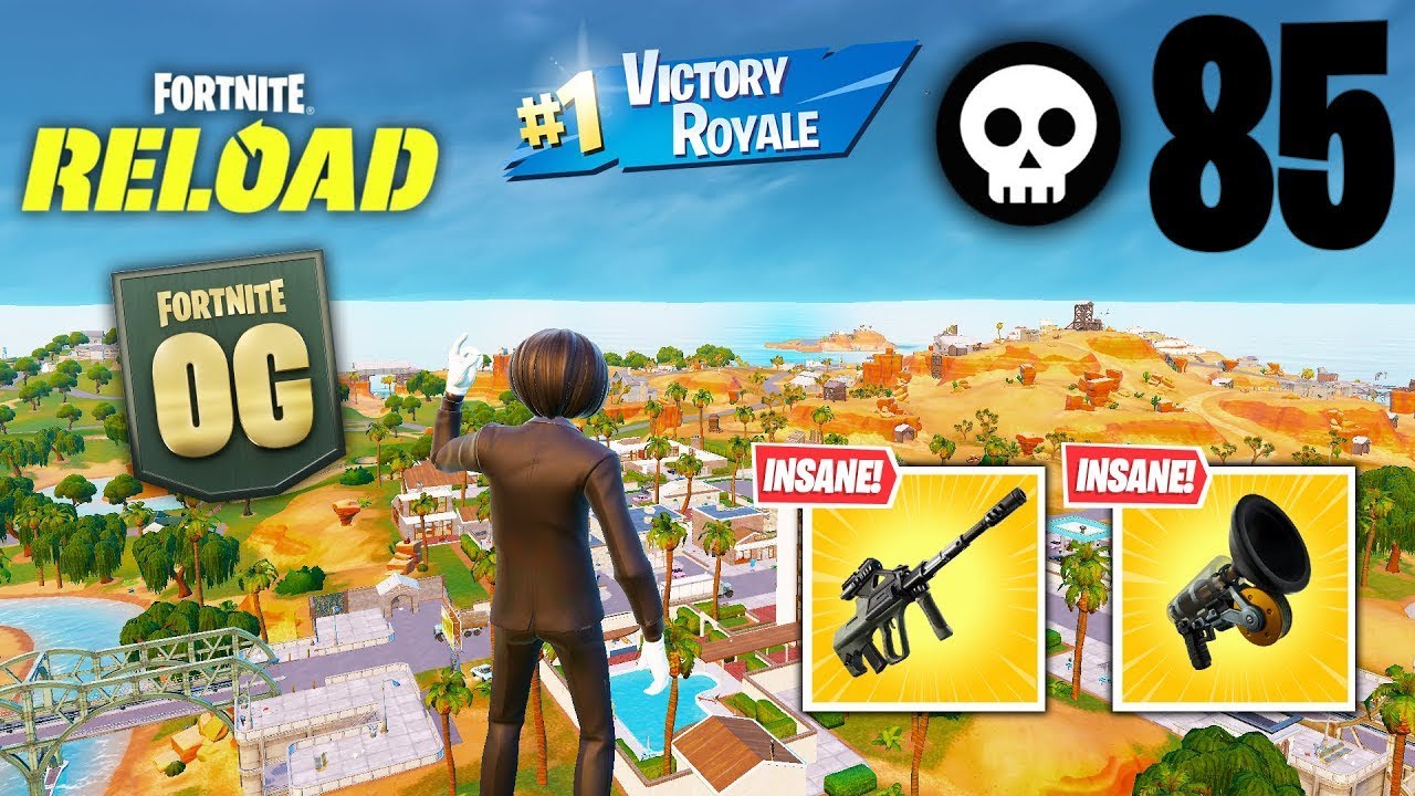 🔴 LIVE! 85 Elimination Solo Vs Squads Reload "Zero Build" Gameplay Wins ...