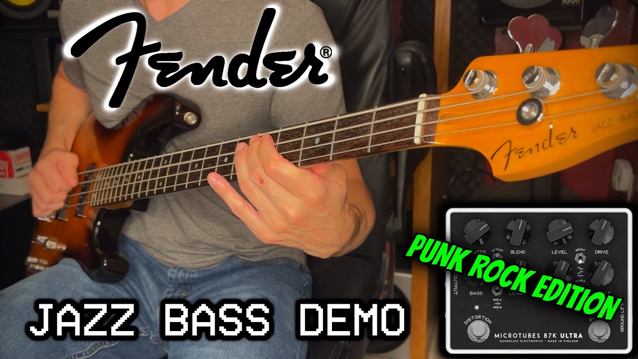 Fender Jazz Bass Guitar Demo | Neural DSP : Darkglass Ultra - YouTube