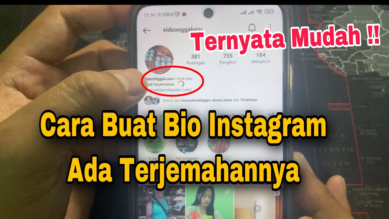 Cara Membuat Bio Di Instagram Ada Terjemahannya - YouTube