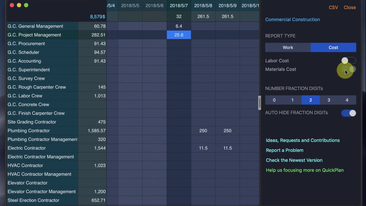 QuickPlan Tool - Resource Report - YouTube