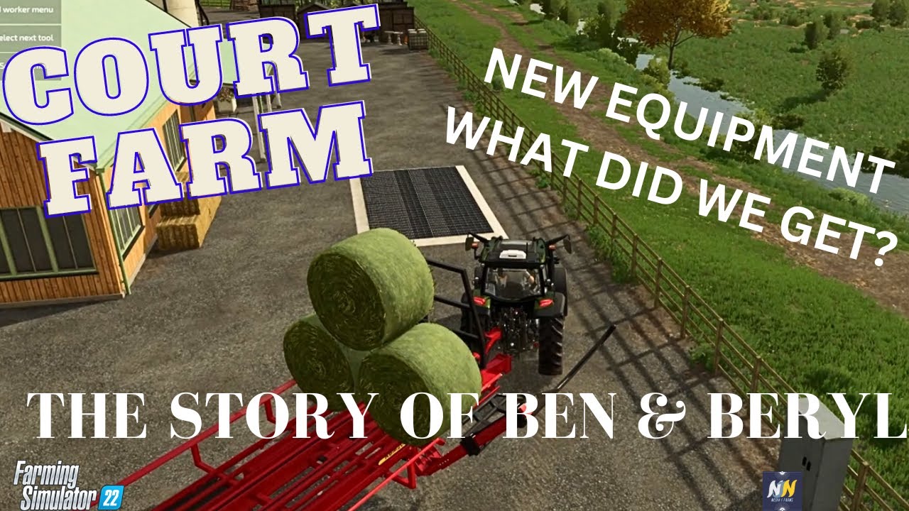 COURT FARMS| FS22| PC|Ep5| New machinery - YouTube