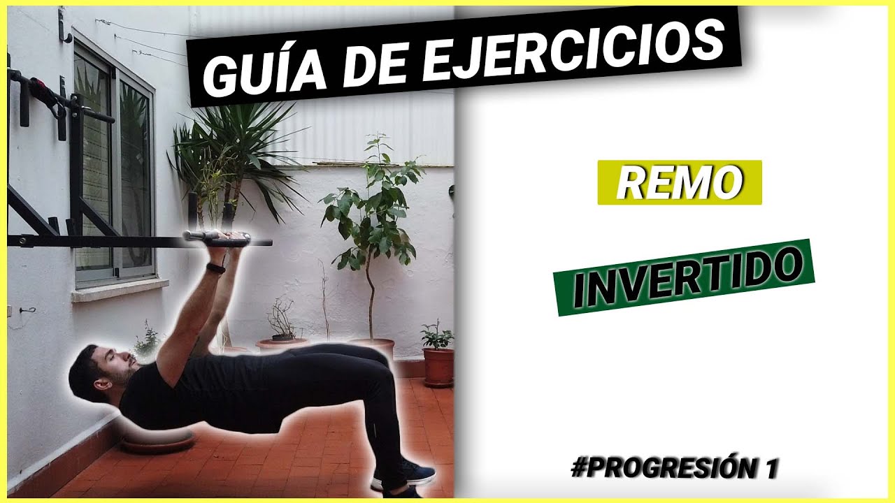 -GUÍA DE EJERCICIOS 🏅📔: Remo invertido #1 (Australian Pull up) - YouTube