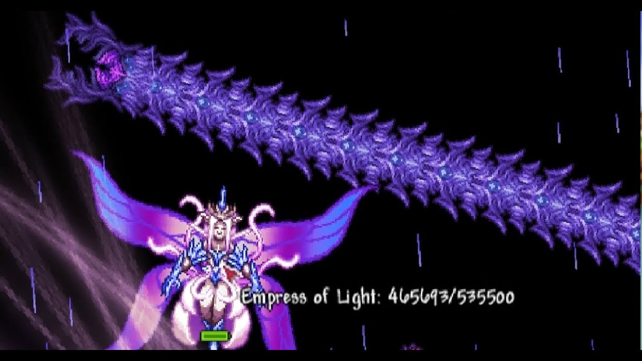 Terraria Radiance Mod Empress of Light Vs Most Post Moonlord Bosses ...