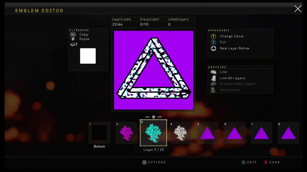 Black Ops 4 Impossible Triangle EASY Emblem Tutorial - YouTube