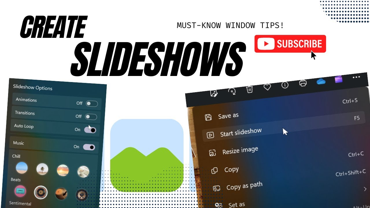 Create stunning slideshows in Windows (Step-by-step) - YouTube
