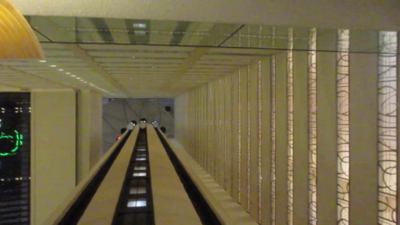 Schindler Miconic 10 Glass Elevators At Marriott Marquis - New York ...