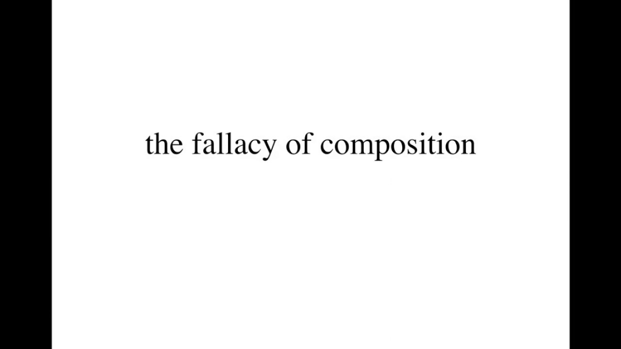 The fallacy of composition - YouTube
