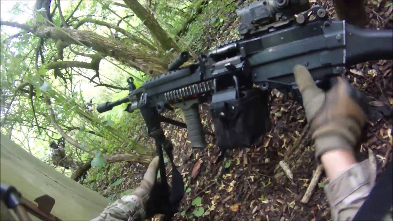 Airsoft M249 Gameplay Devil's Playground - YouTube