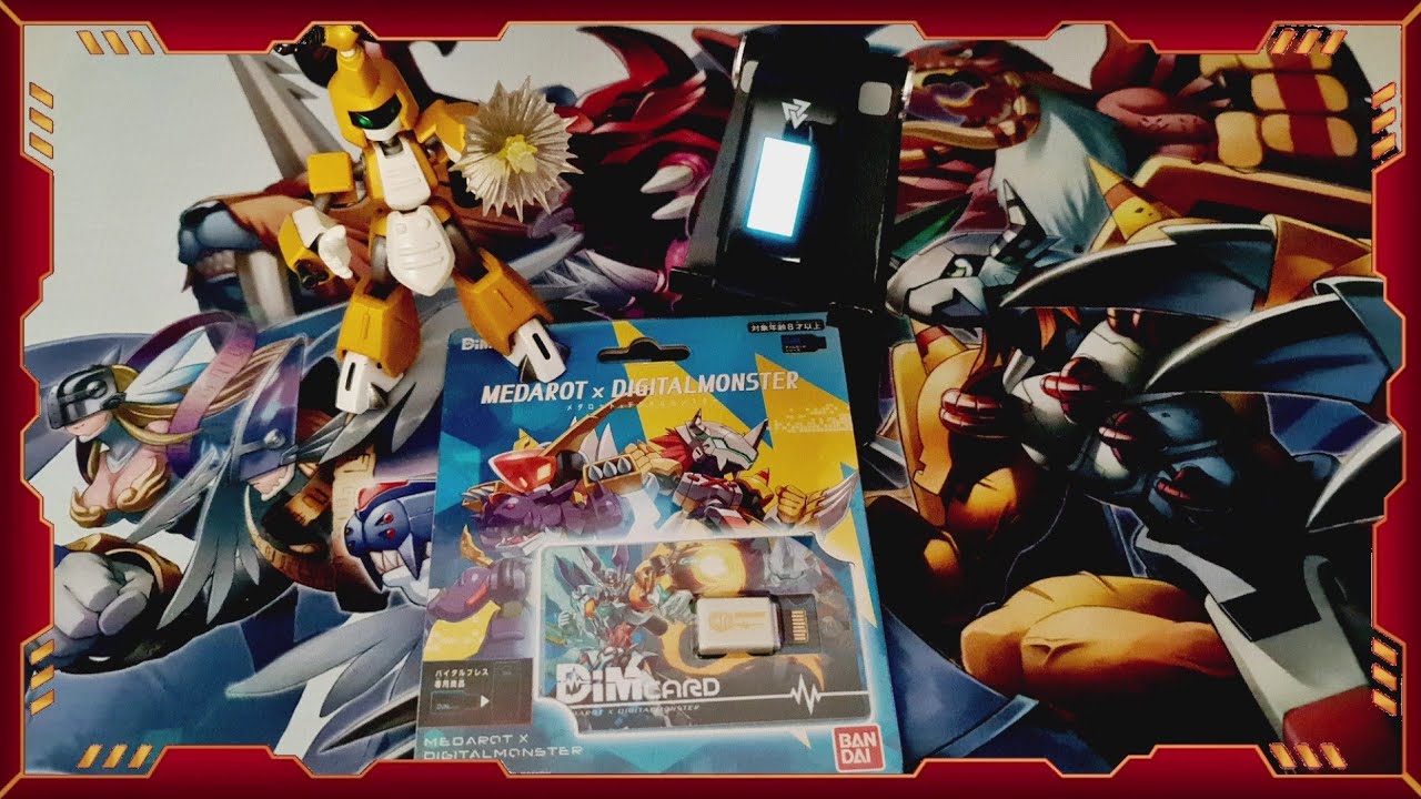Loading The Medabots X Digimon DiM Card | Vital Bracelet | Medarot X ...