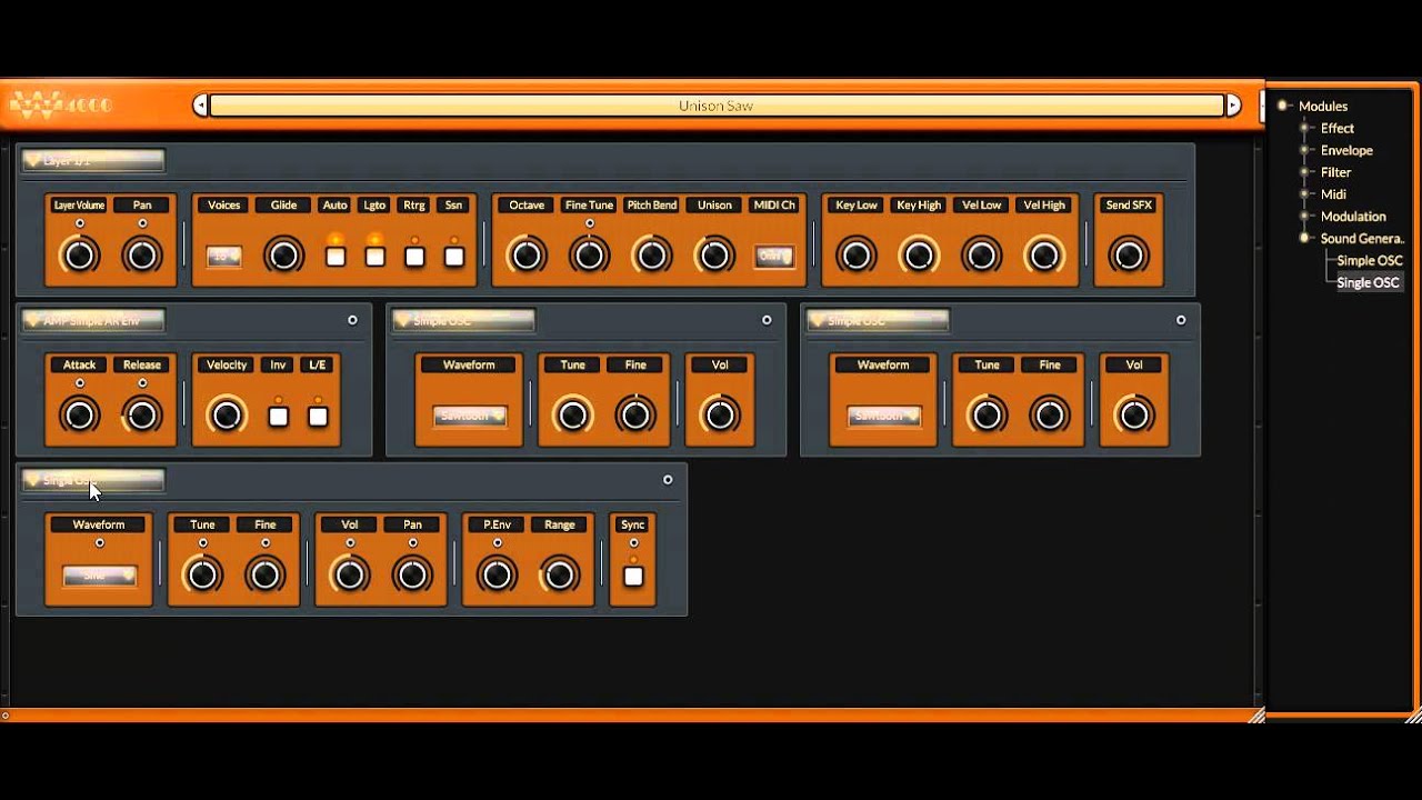 Wusik 4000 PreBeta New 1 - YouTube