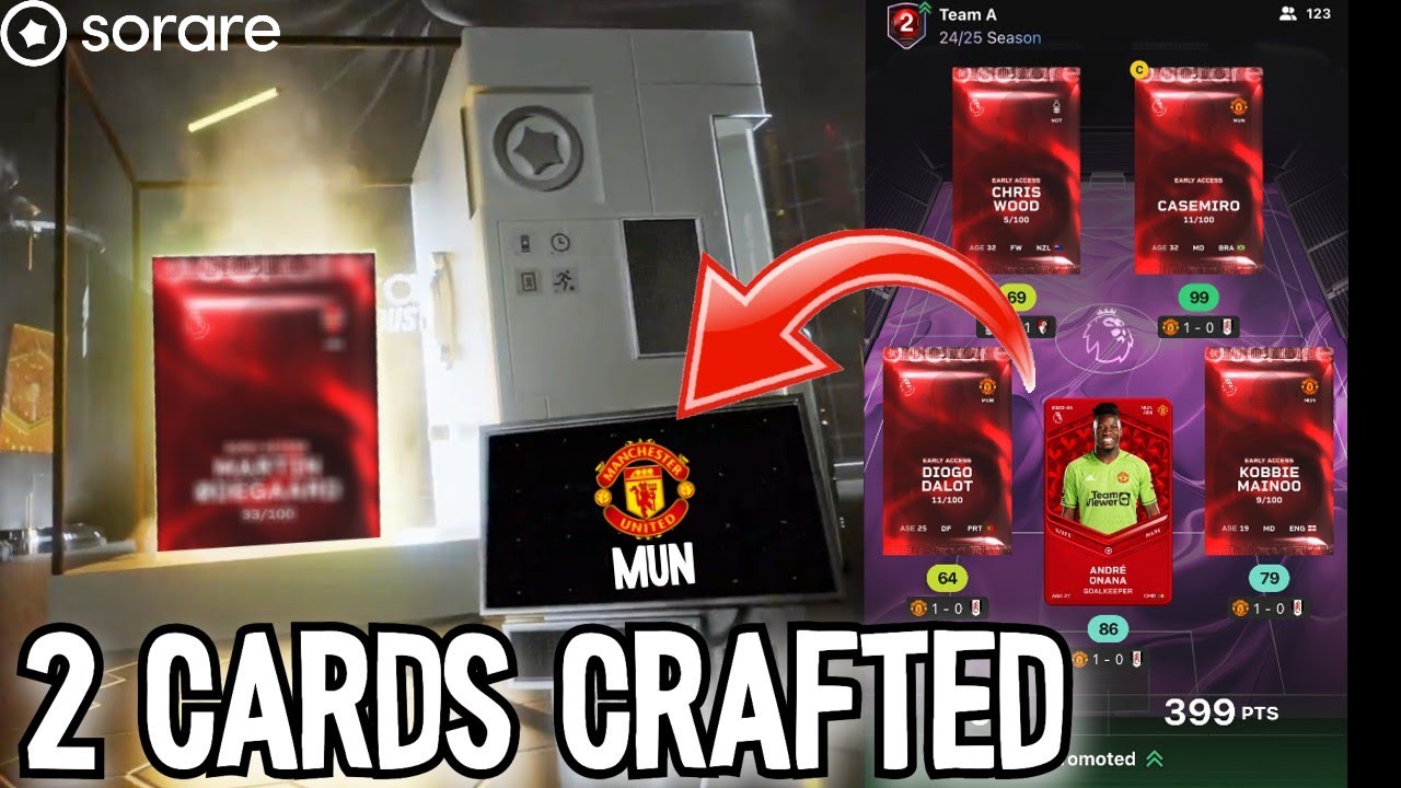 MY GW1 SORARE REWARDS | 2 Cards Crafted & Many Reward Boxes! - YouTube