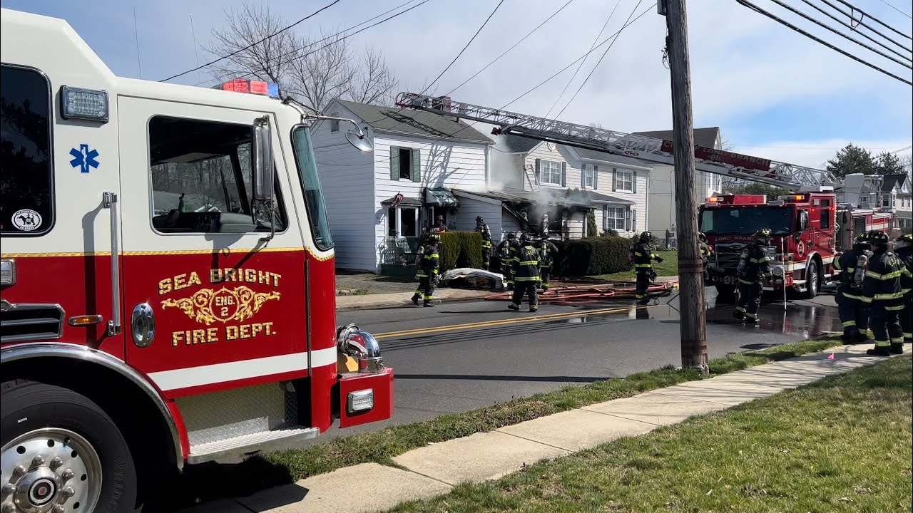 Long Branch NJ - 2nd Alarm House Fire - Patten Avenue - 3/28/22 • - YouTube