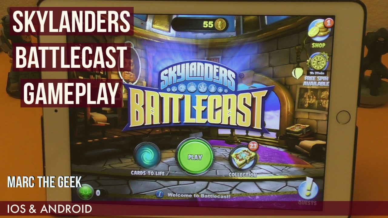 Skylanders Battlecast Gameplay for iOS & Android - YouTube