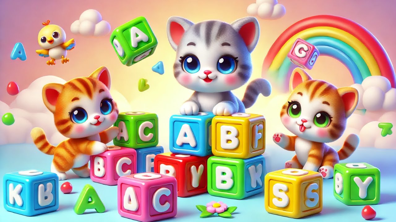 ABC Meow Meow! 🐱🎶 Fun Alphabet Song for Kids – Sing & Learn with Cute ...