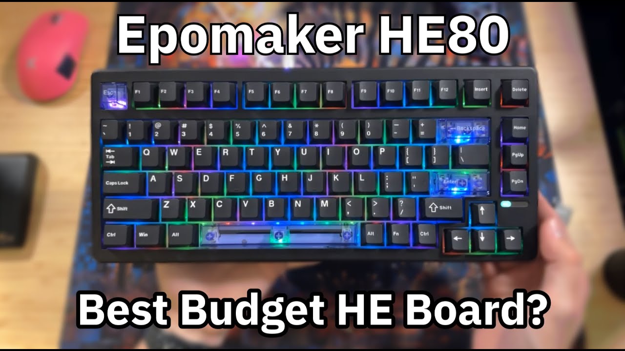 Best Budget Hall Effect Keyboard Under $70? Epomaker HE80 Review - YouTube