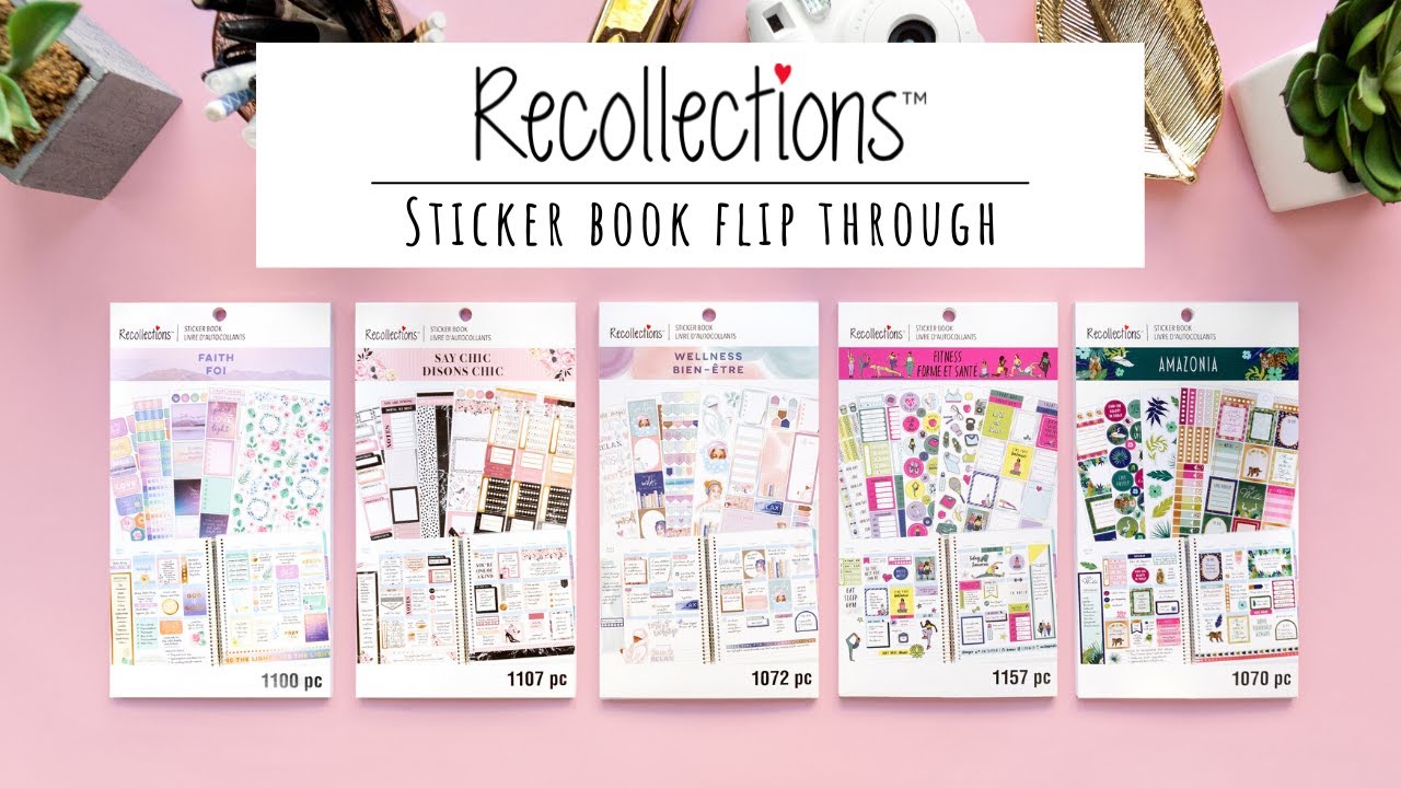 New Recollections Planner Sticker Books (Part 2) - YouTube