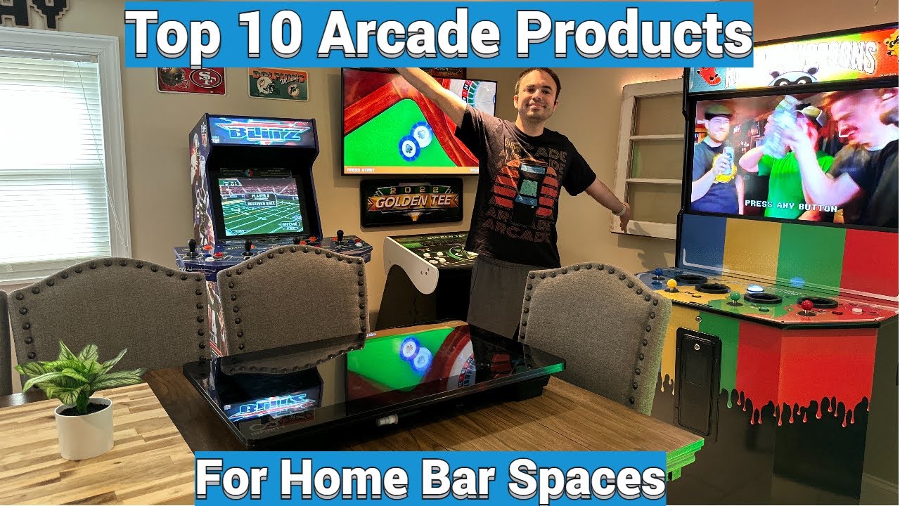 Top 10 Arcade Products For Home Bars / Man Caves 2022 Edition - YouTube