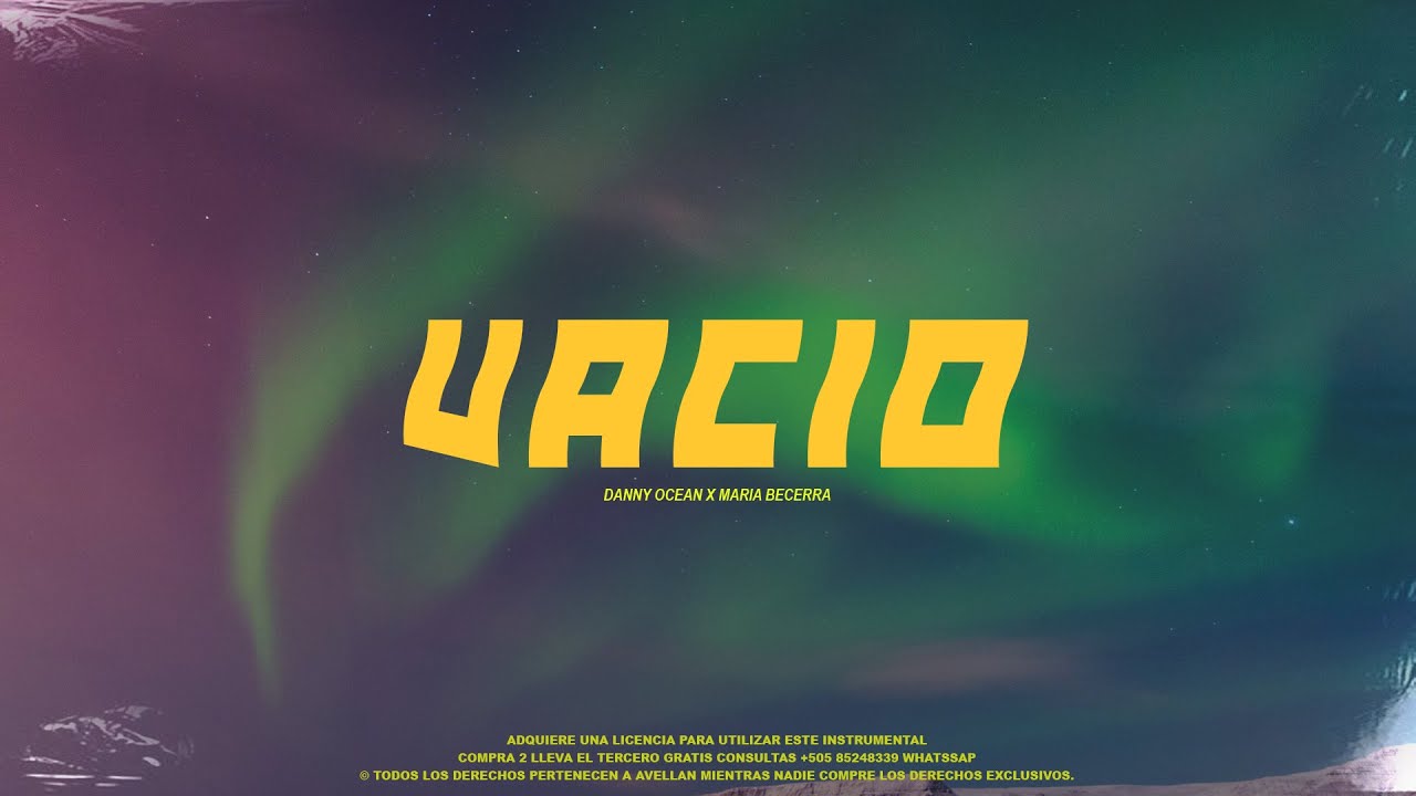 VACIO |Dancehall Reggaeton Instrumental Danny Ocean X Maria Becerra ...