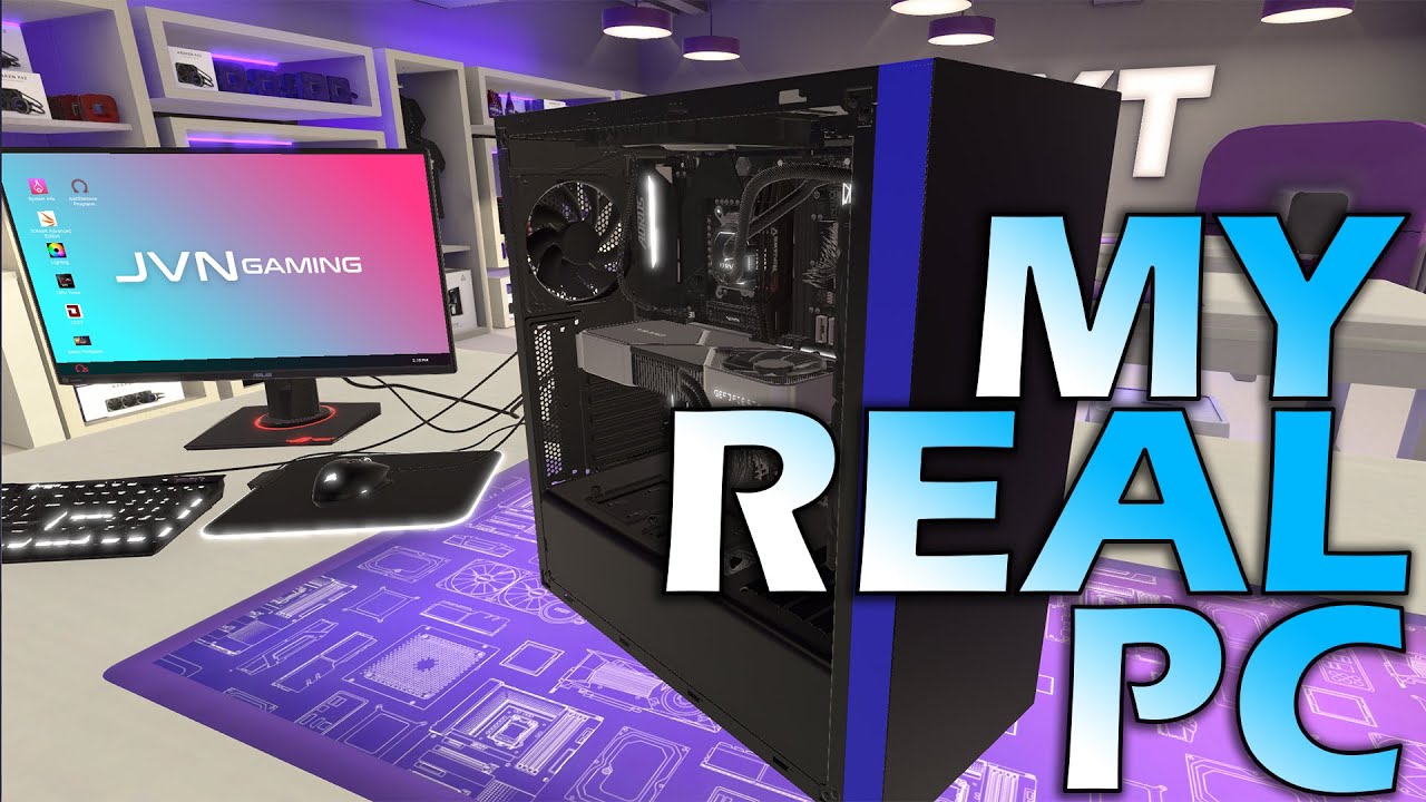 I Built MY REAL PC (Again) - PC Building Simulator - YouTube