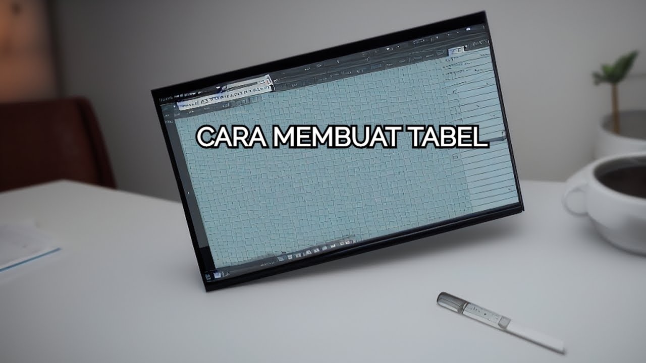 TUTORIAL EXCEL PEMULA 01 | Membuat Tabel Di Excel Android - YouTube