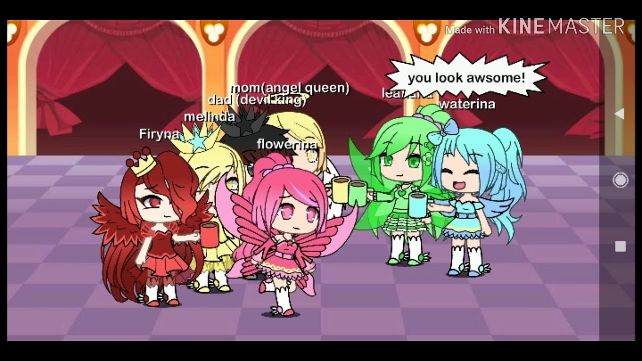 Fire, water, leaf, and flower element ep 5 | gacha life series | watch ...