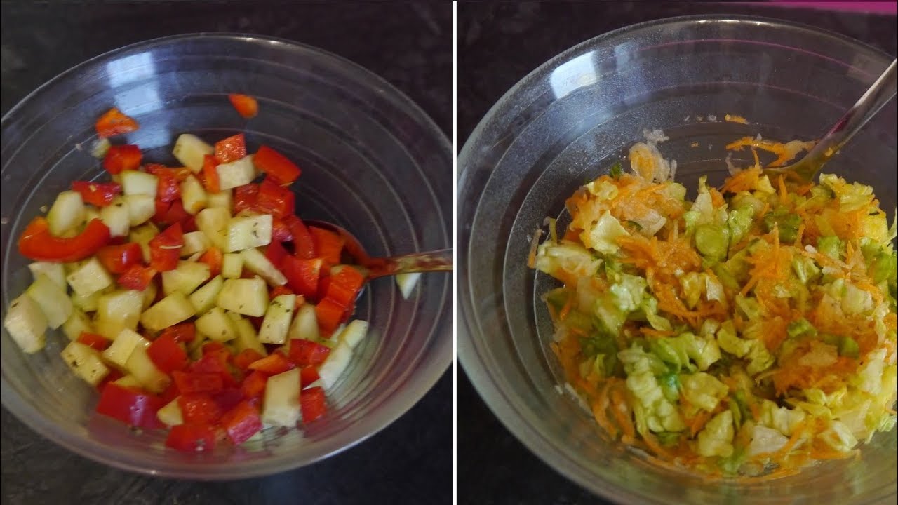 2 proste surówki dla dziecka - YouTube