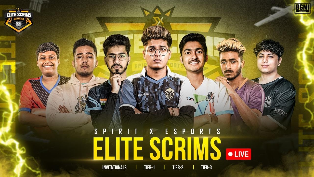 [ HINDI ] BGMI T3 LIVE SCRIMS | SPIRIT X ESPORTS ON SCRIMS IS LIVE - YouTube