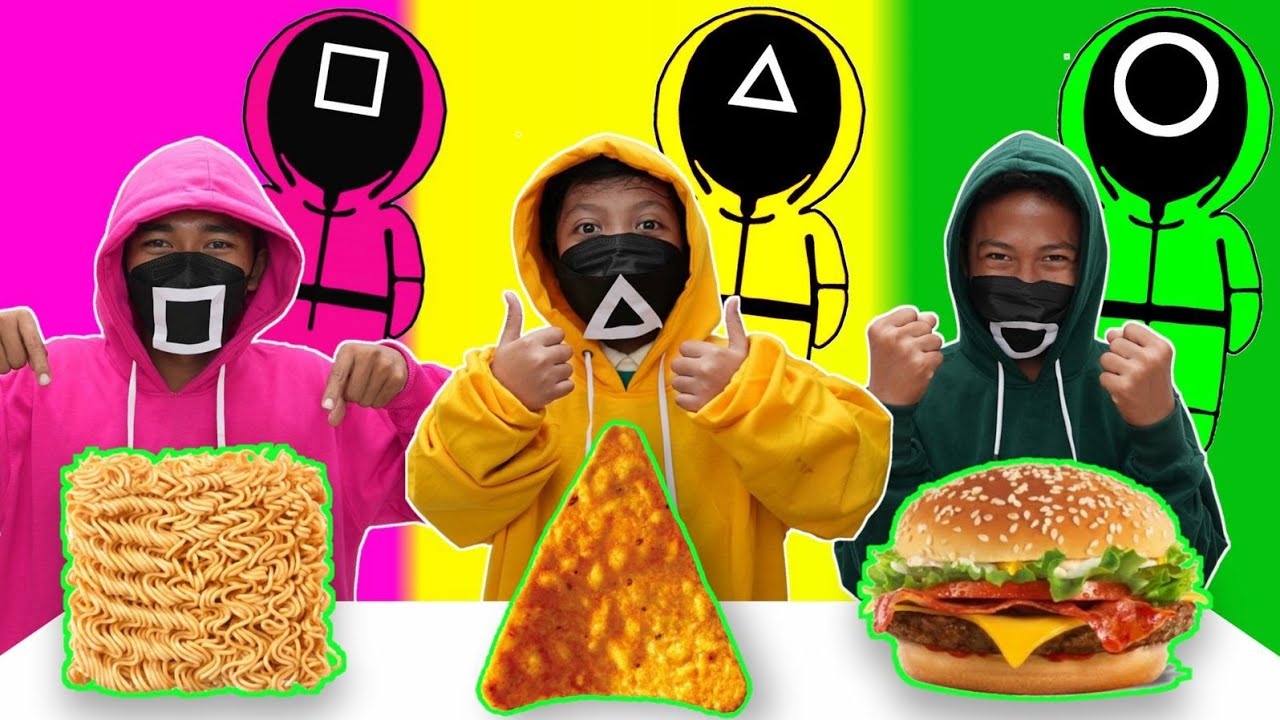 PILIH SIMBOL DI SQUID GAME SESUAI BENTUK MAKANAN KESUKAAN KALIAN PART 2 ...