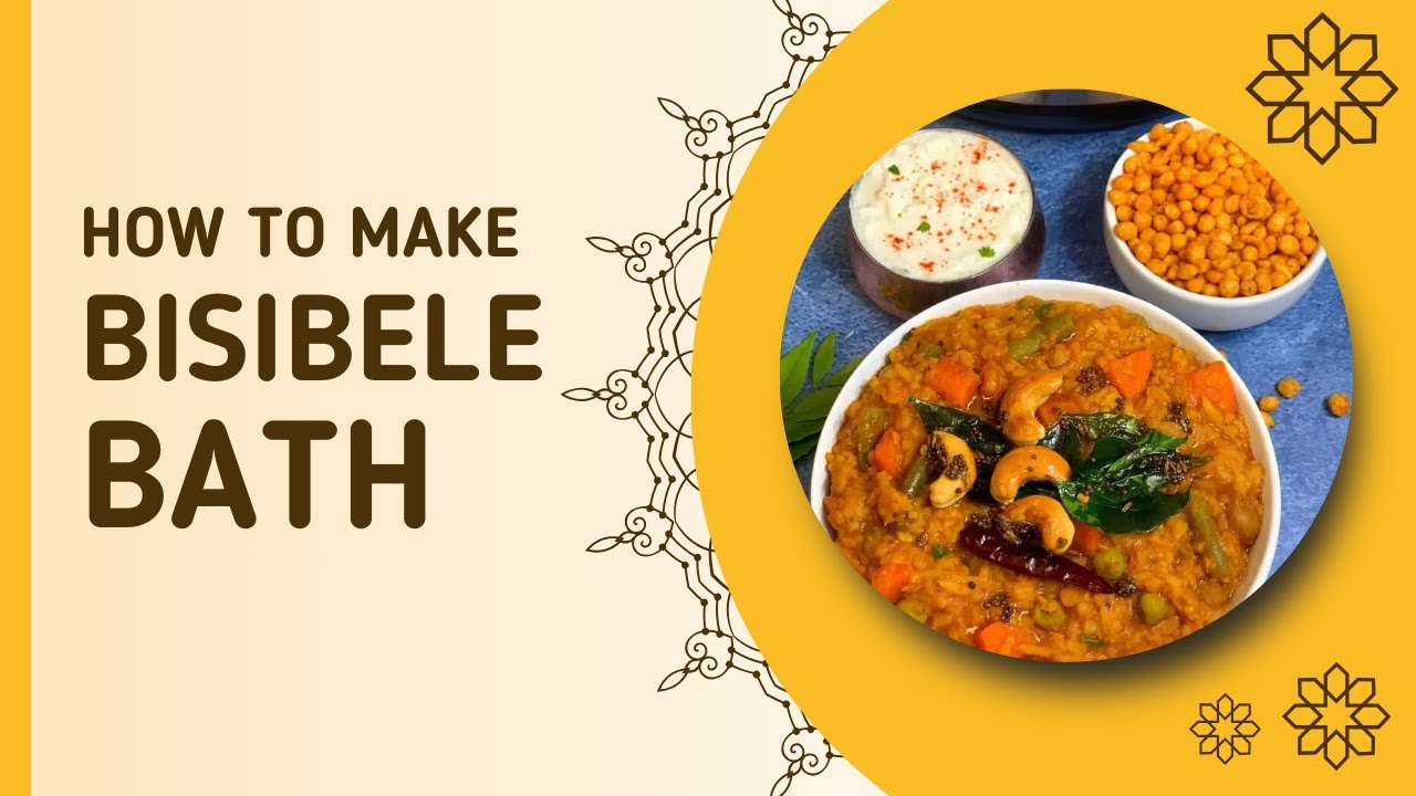 1.HOW TO MAKE TASTY BISIBELEBATH IN 8 MINUTES || BISIBELEBATH IN HINDI ...