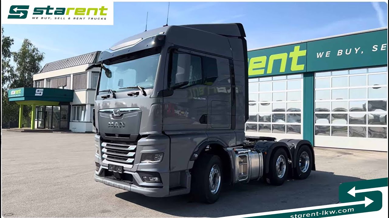 MAN TGX 26.540 6x2/4 Nardo Grey, www.starent-lkw.com - YouTube