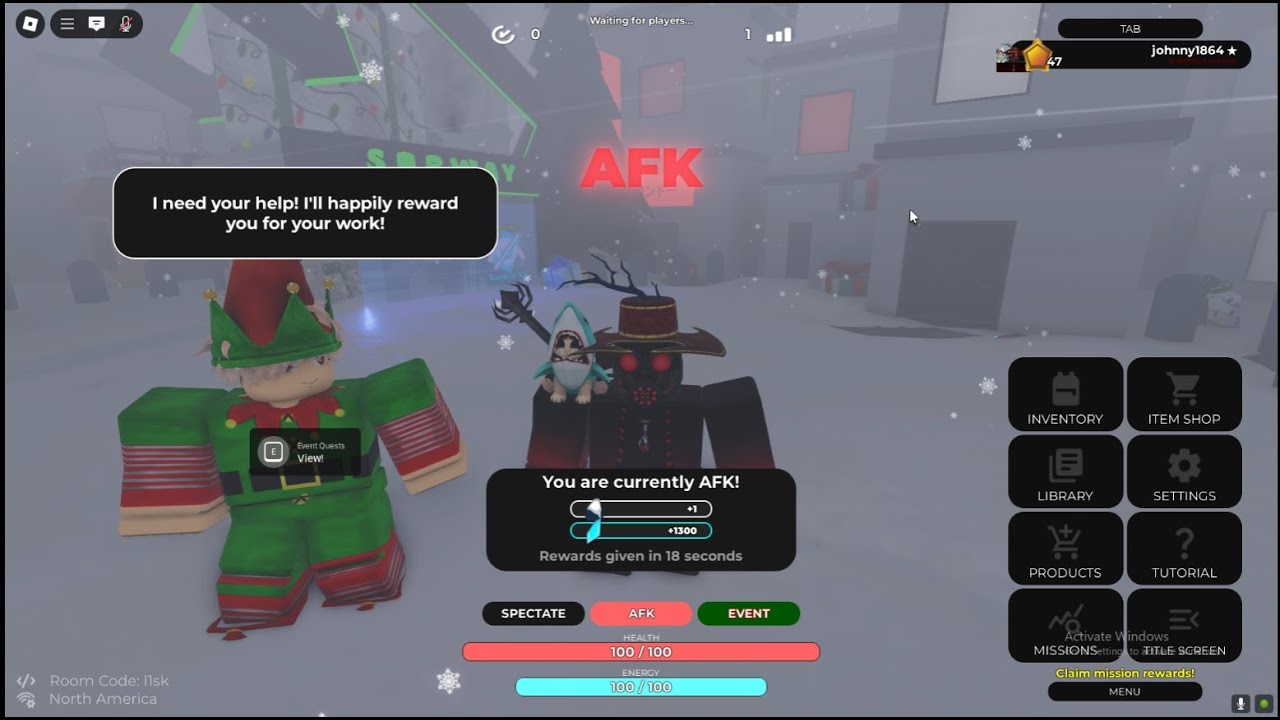 ROBLOX Raid rush IS FREE!!!! First look at the winter event as well as ...