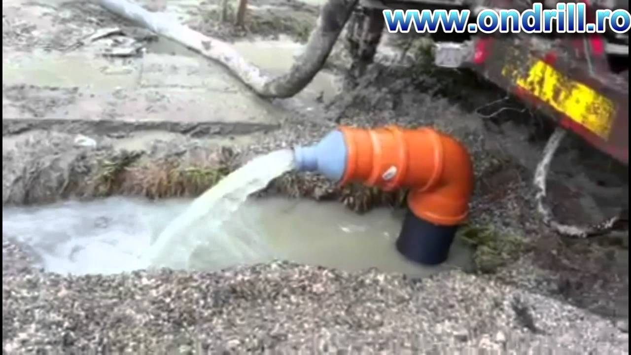 Foraj de alimentare cu apa artezian. - YouTube