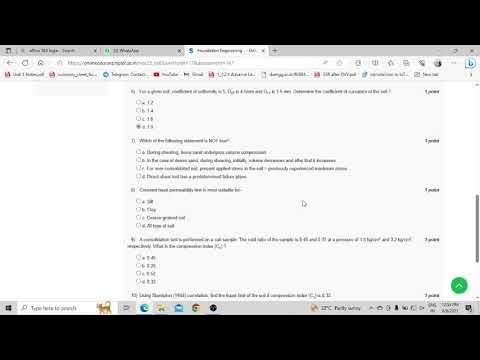 NPTEL Foundation Engineering Week 1 Assignment 1 #nptel - YouTube