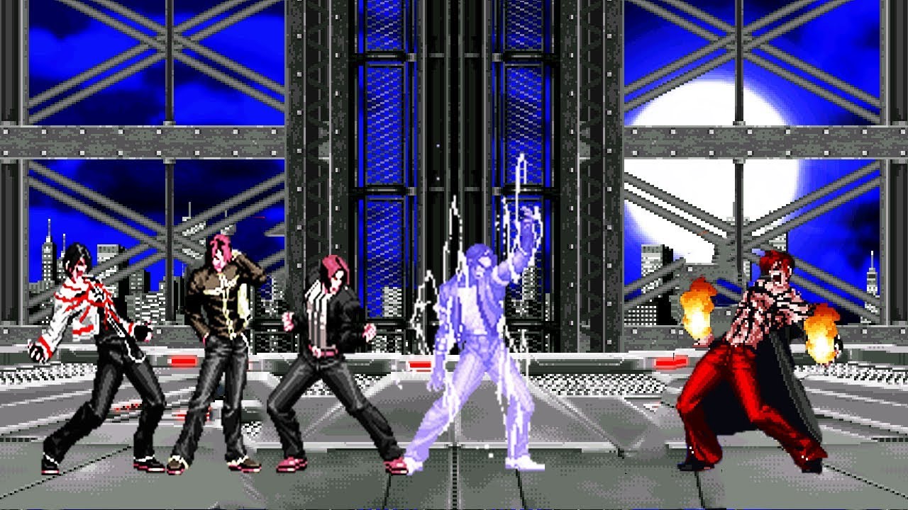 [KOF Mugen] Orochi Kyo Team Vs Flames Orochi Iori - YouTube