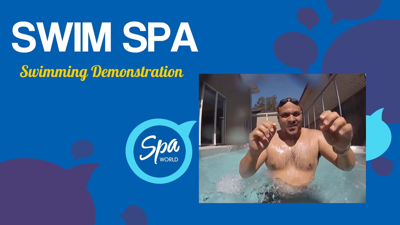 Vortex Swim Spa - Swim Demonstration - YouTube