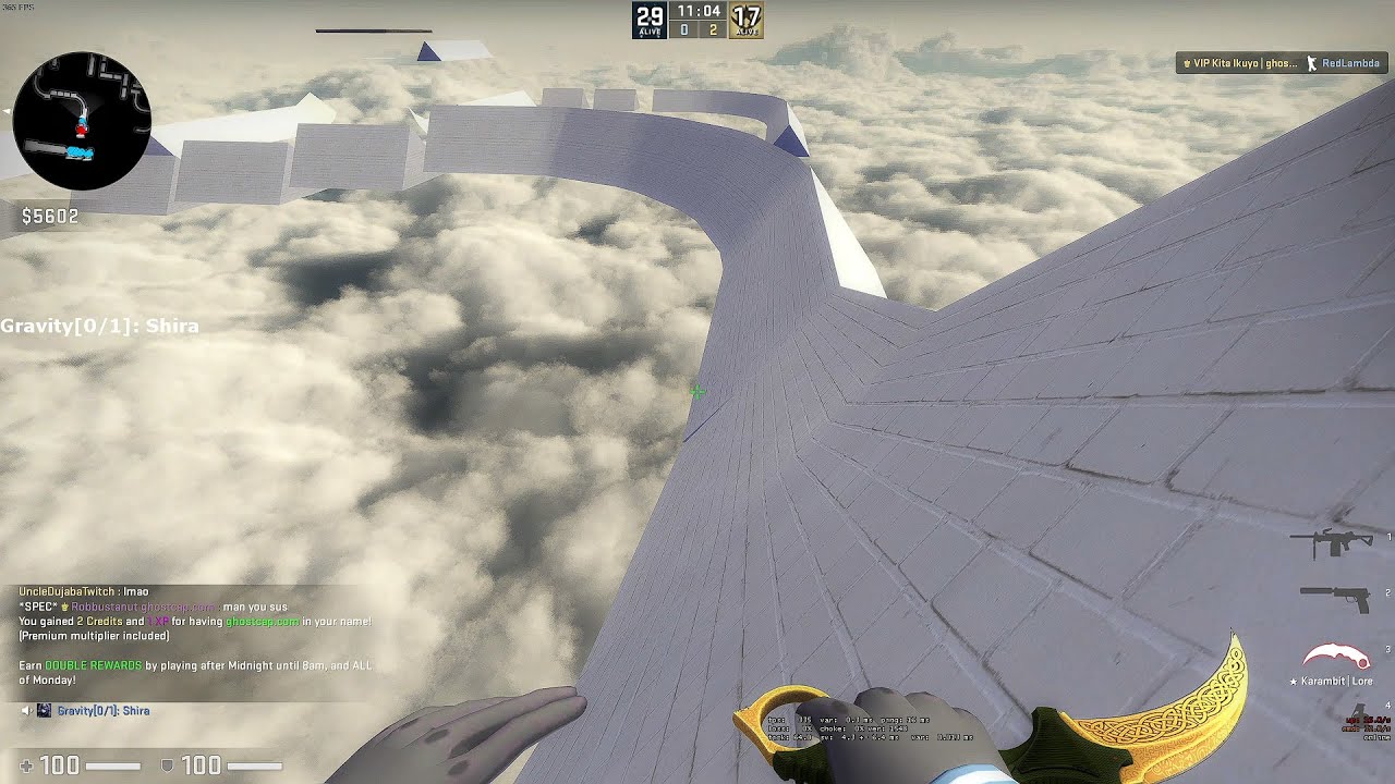 CSGO ZOMBIE ESCAPE ze_surf_vortex_v2_7 - YouTube