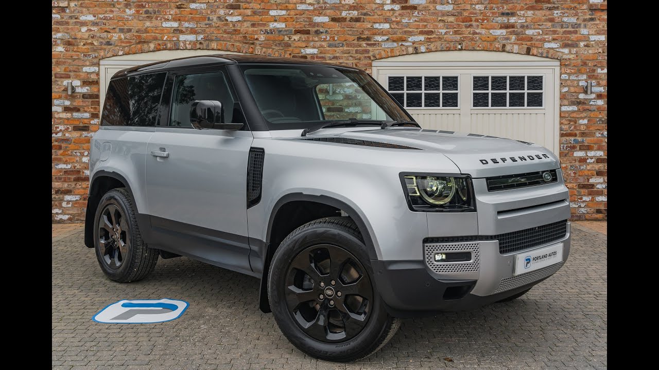 2022 22 LAND ROVER DEFENDER 90 HARD TOP IN INDUS SILVER METALLIC WITH ...
